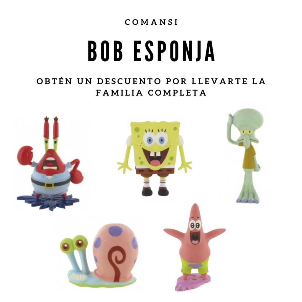 FAMILIA COMPLETA DE BOB ESPONJA - Juguetydiversion